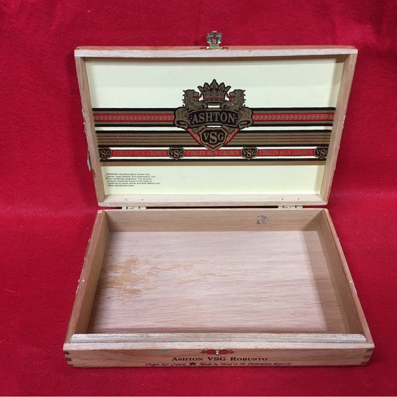 Other | Large Empty Wooden Cigar Box | Poshmark